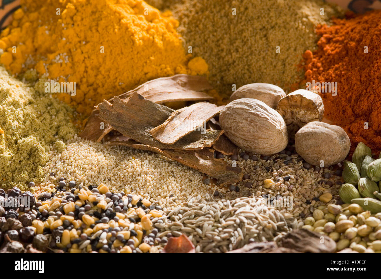Close-up of spices Stock Photo - Alamy