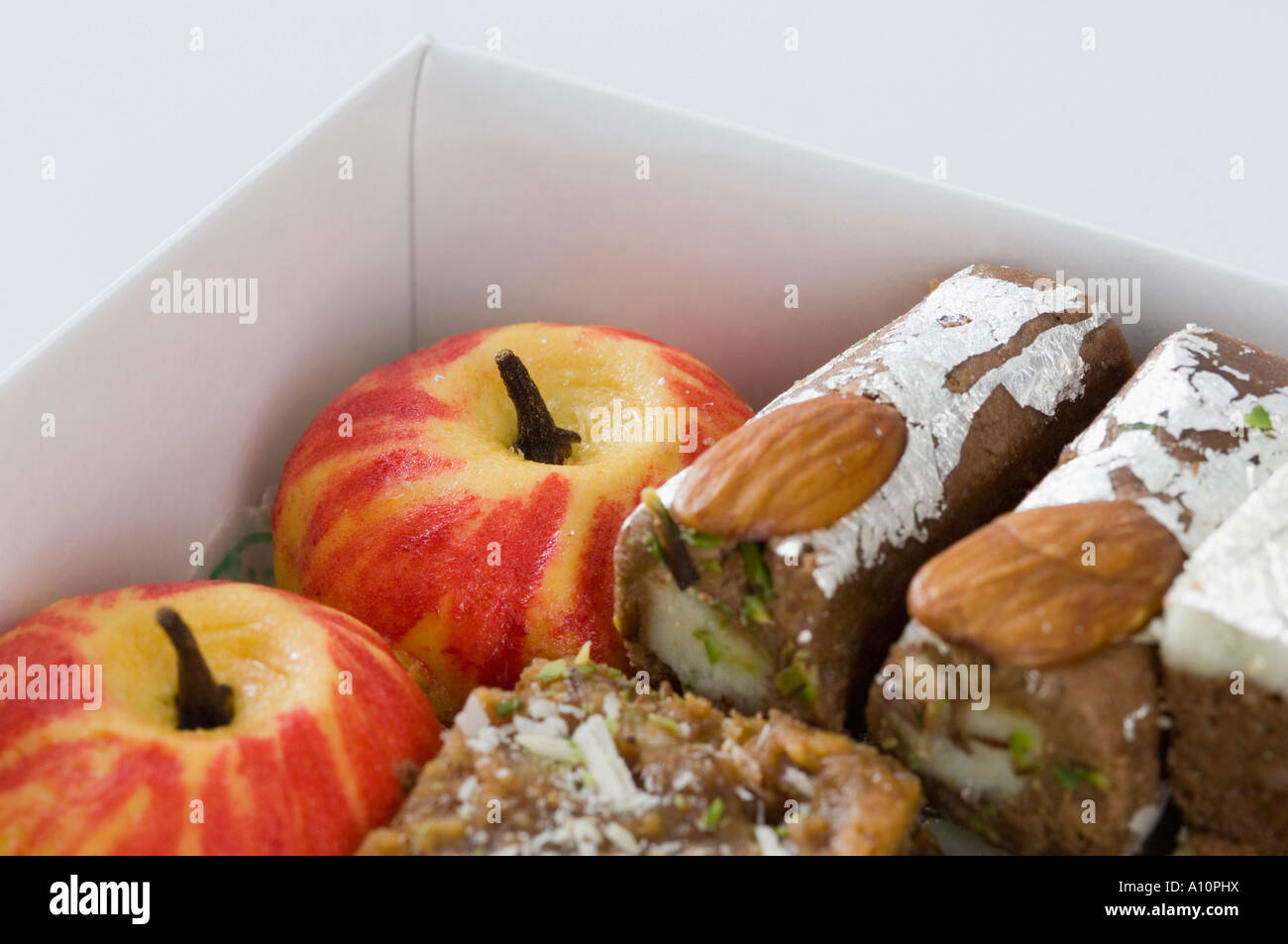 Close-up of a box of sweets Stock Photo - Alamy