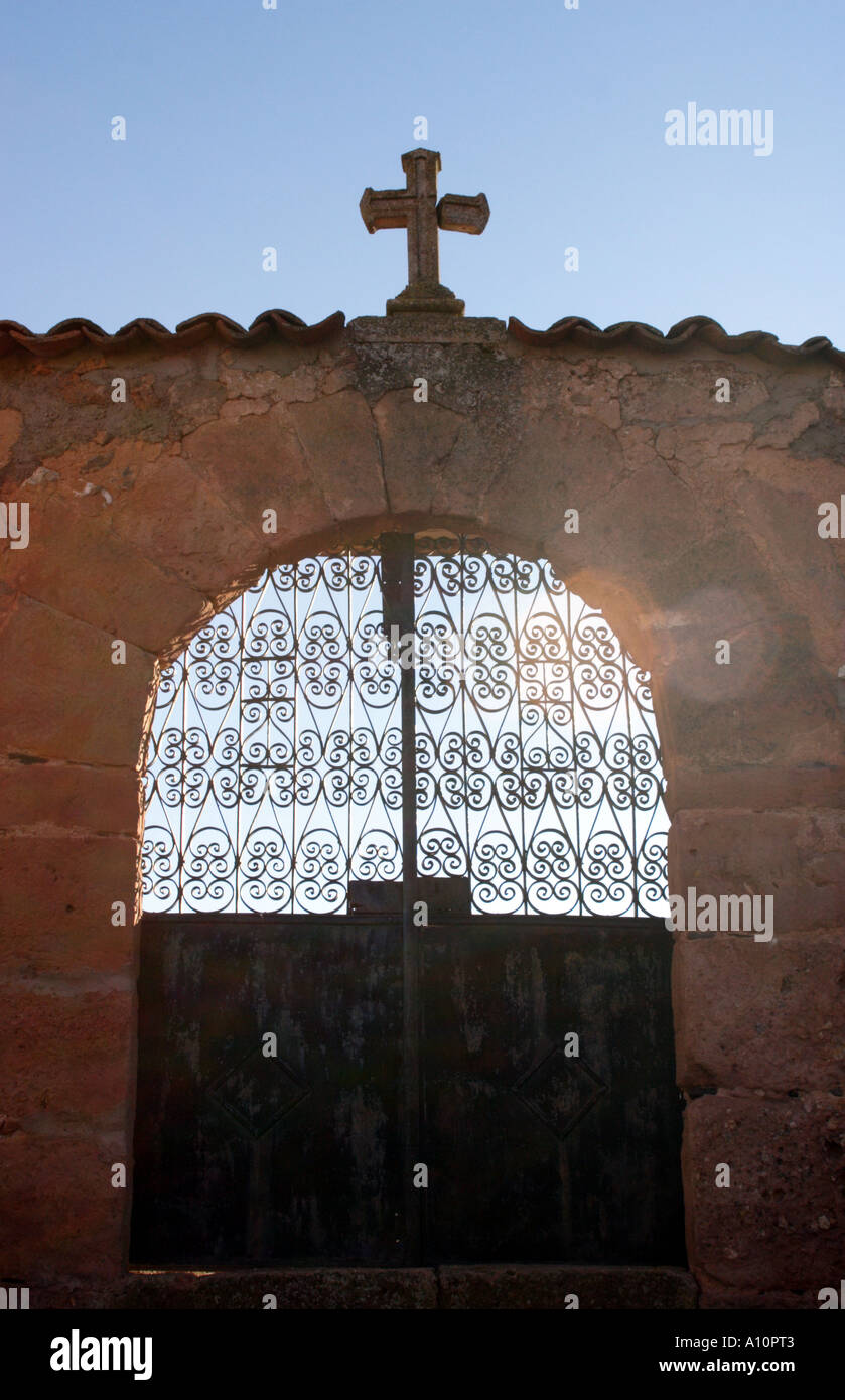 Gate, Central Spain Stock Photo - Alamy