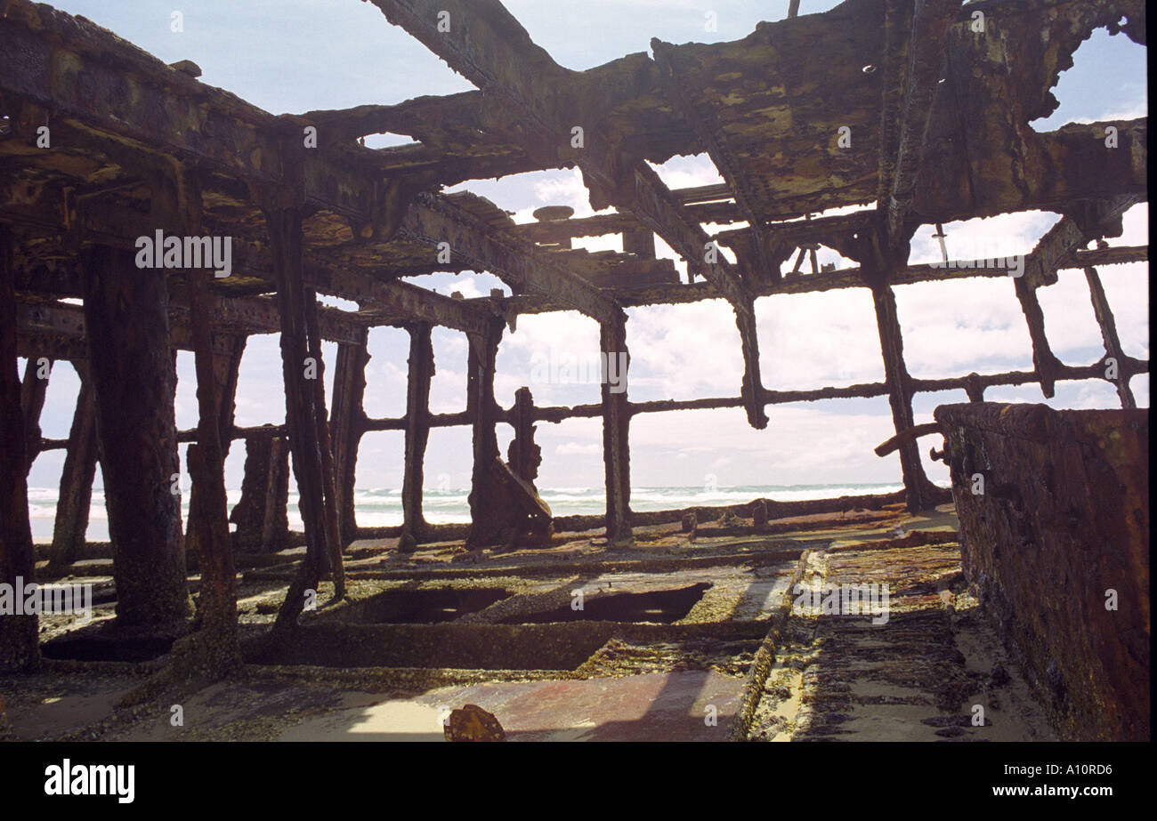 Shipwreck of the Maheno, Fraser Island Stock Photo - Alamy