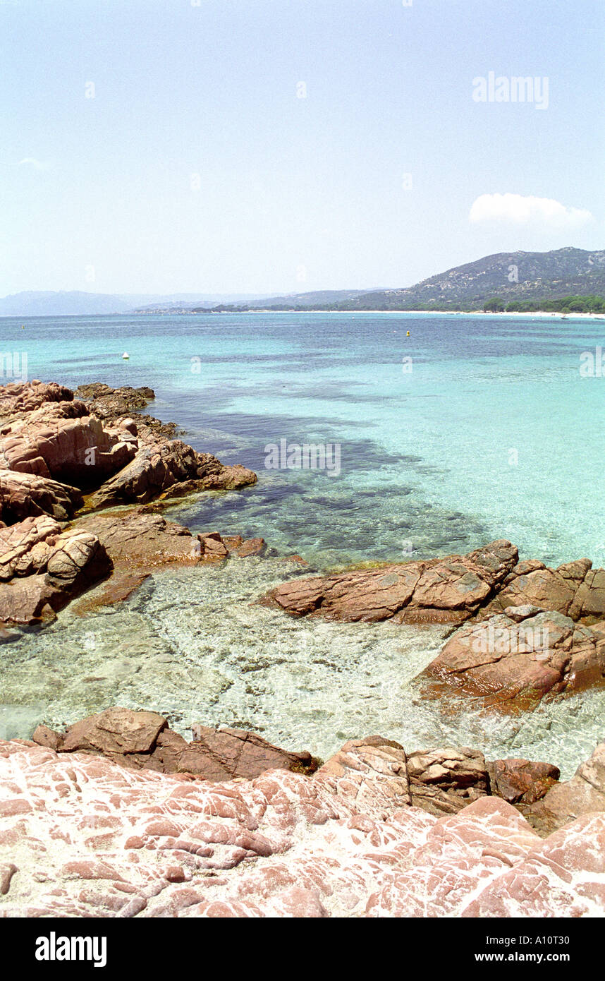 Plage de Palombaggia, Corse Stock Photo - Alamy