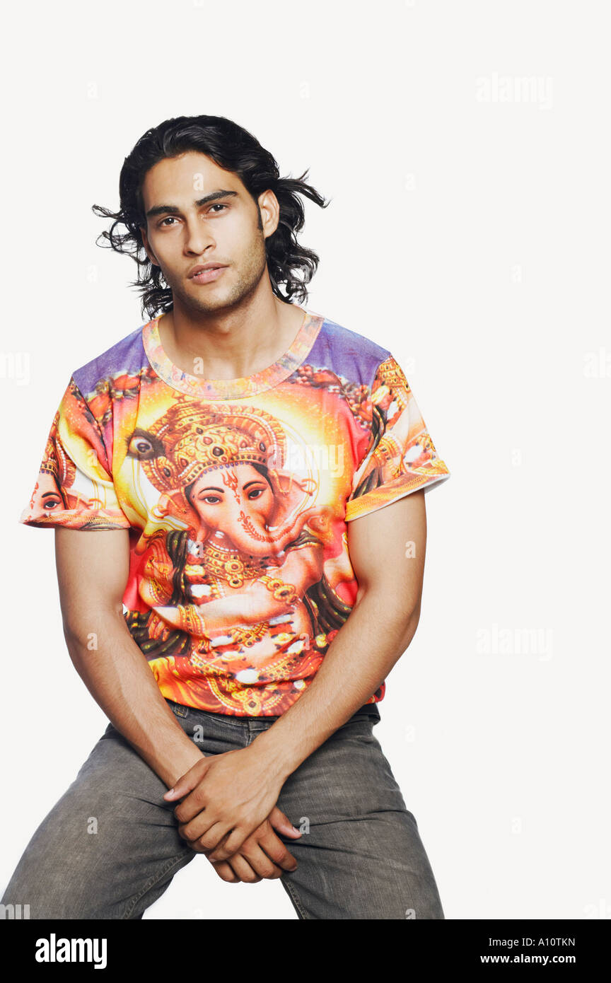 Retro portrait of an indian man hi-res stock photography and images - Alamy