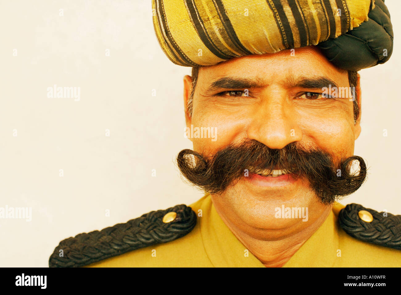 Portrait of a security guard smiling Stock Photo - Alamy