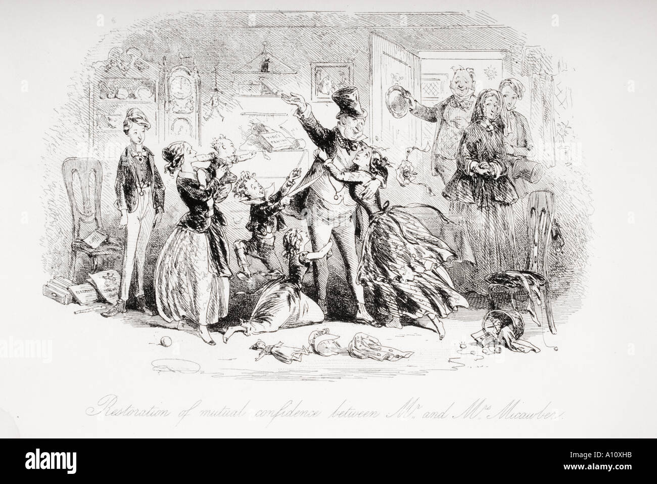 Restoration of mutual confidence between Mr and Mrs Micawber ...