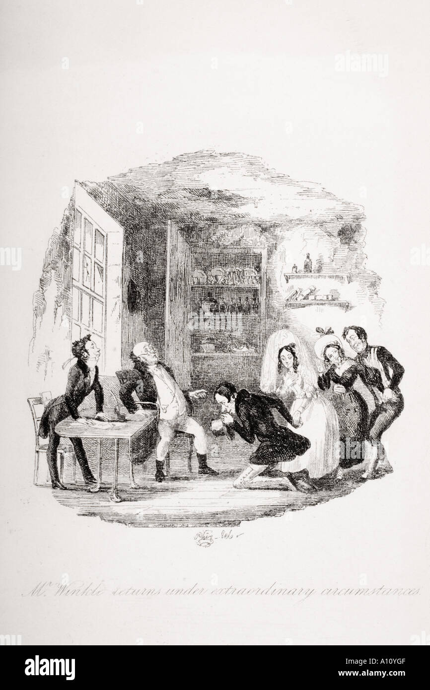 Mr Winkle returns under extraordinary circumstances. Illustration from ...
