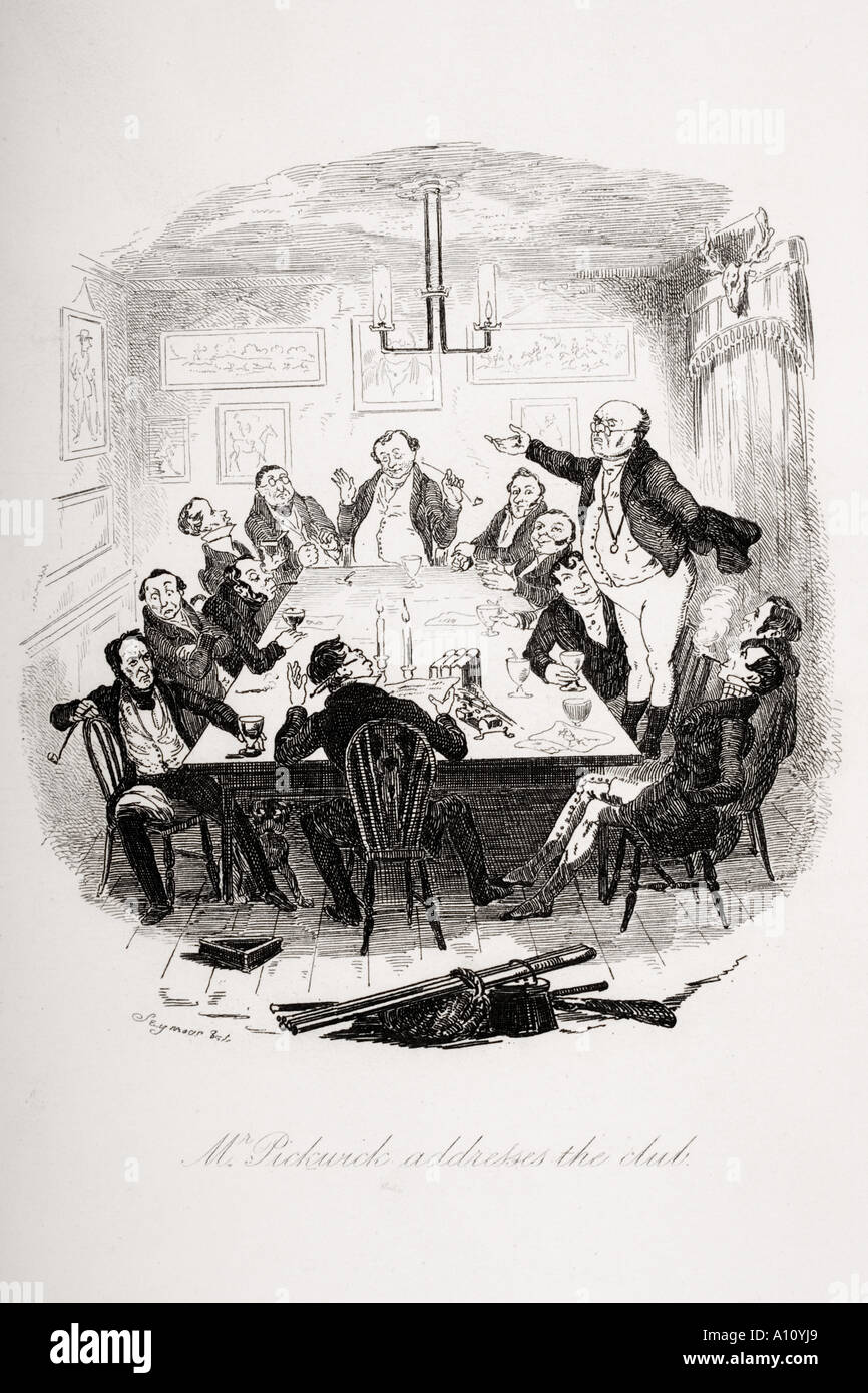 Mr Pickwick Papers Stock Photos & Mr Pickwick Papers Stock Images - Alamy