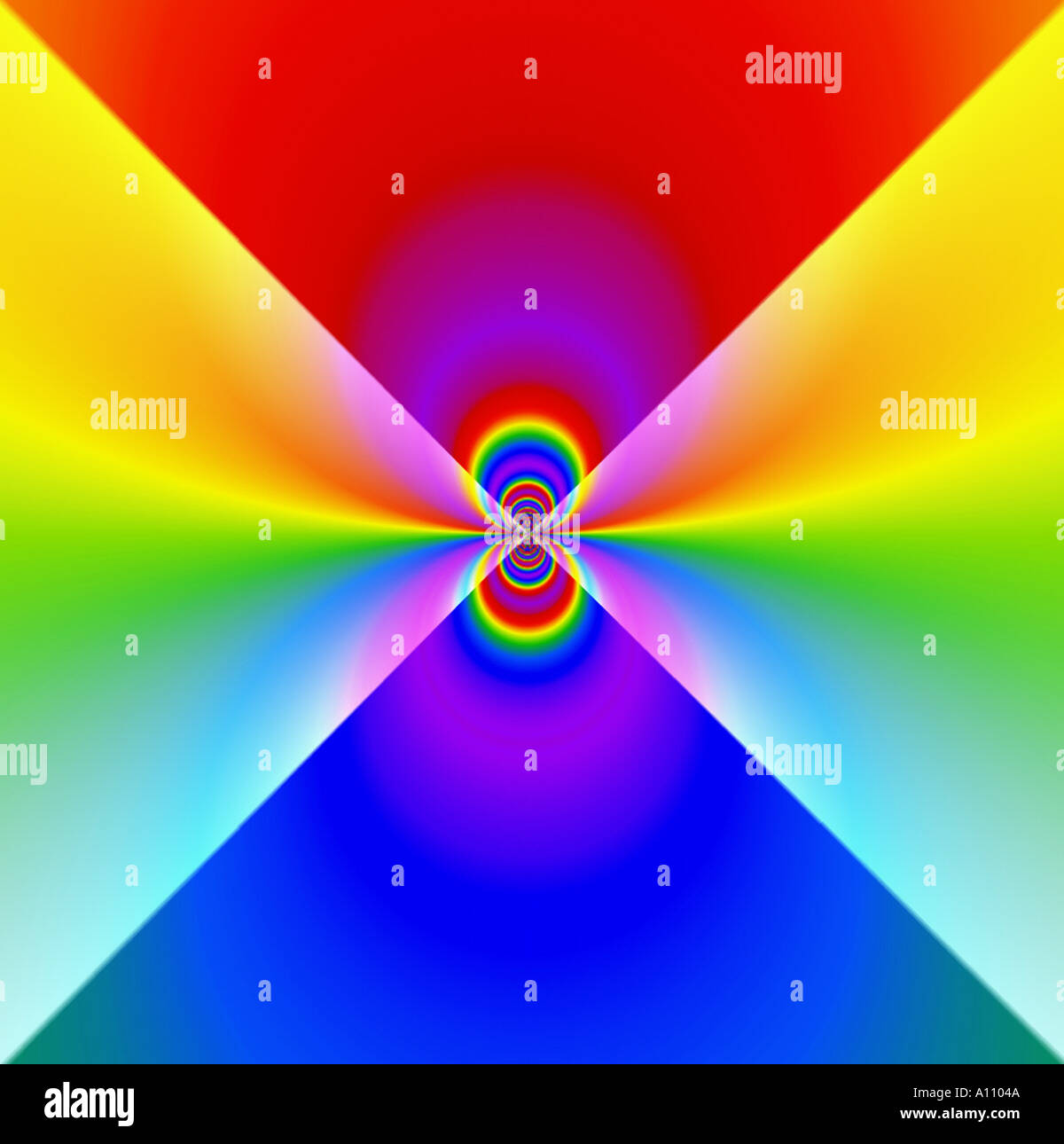 Force fields in saturated colors Stock Photo - Alamy