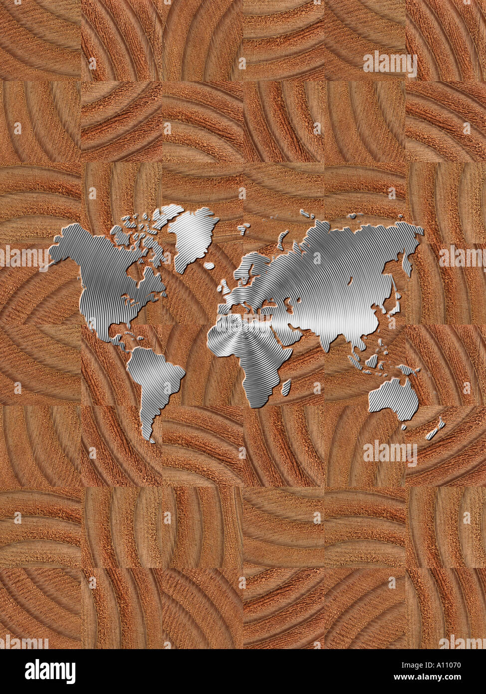 Borderless map hi-res stock photography and images - Alamy