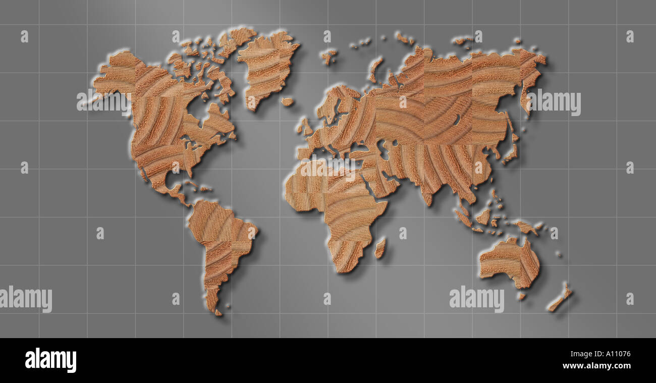 Borderless map hi-res stock photography and images - Alamy