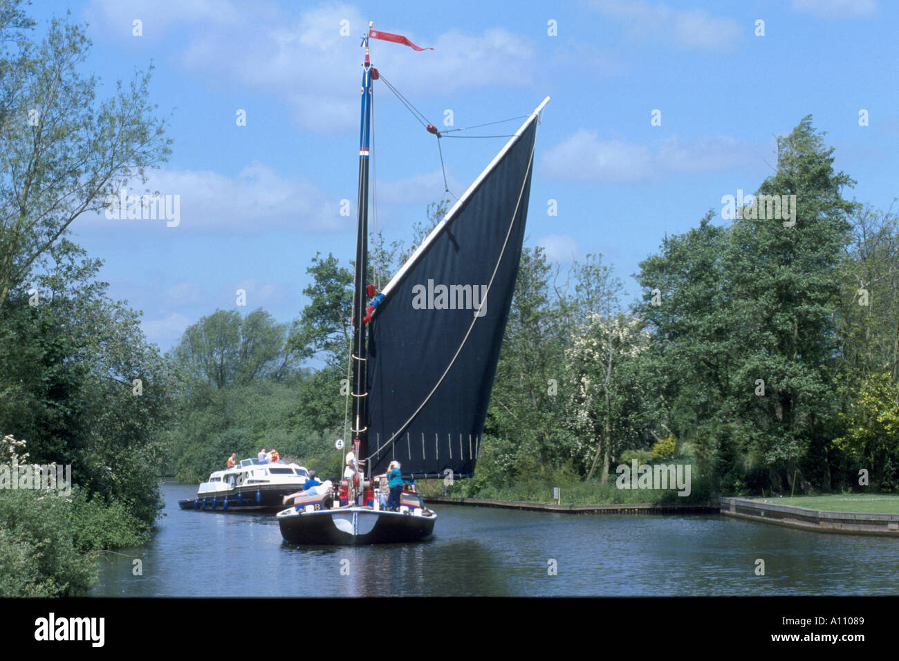 NORFOLK WHERRY ALBION Stock Photo - Alamy