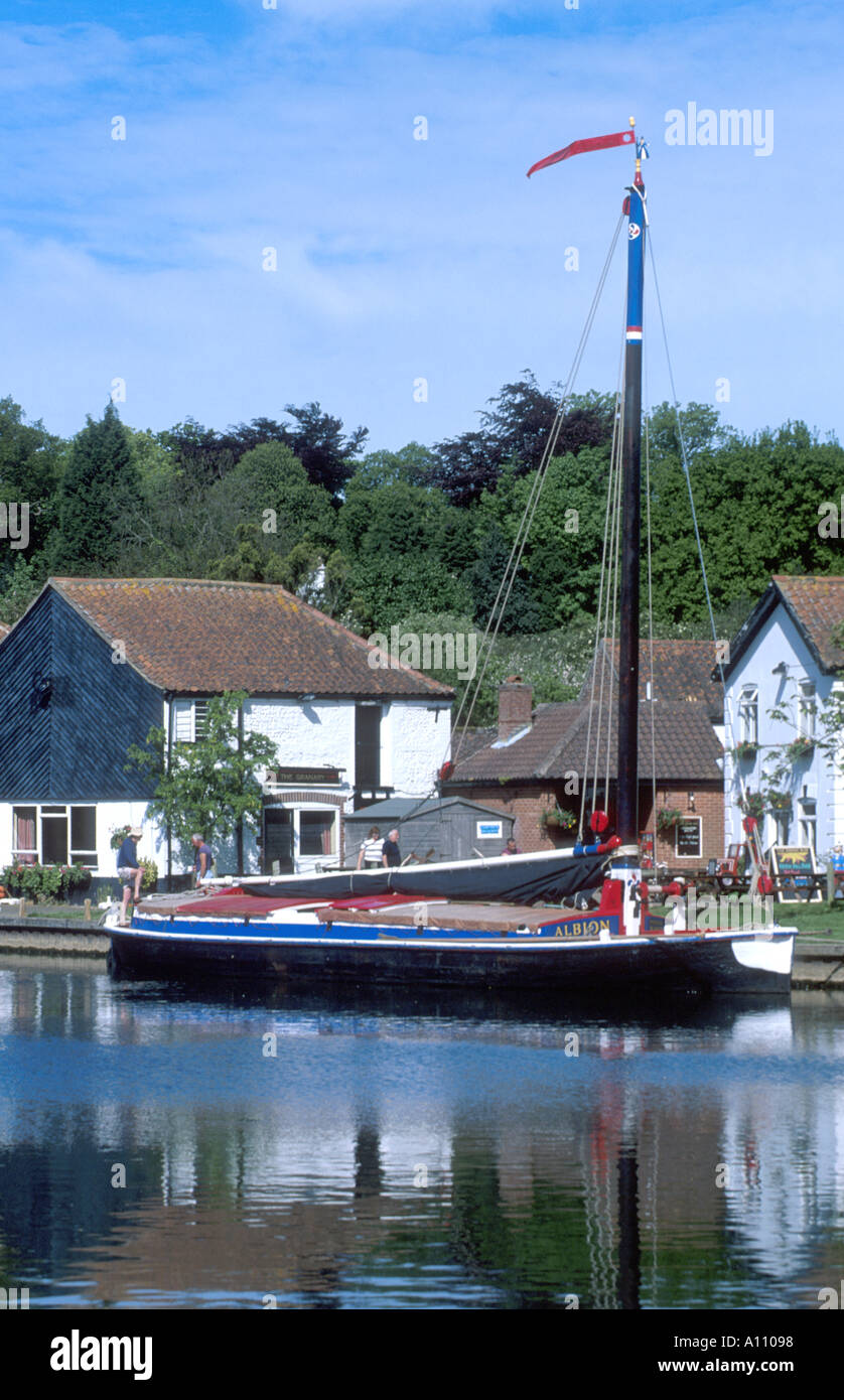 NORFOLK WHERRY ALBION Stock Photo - Alamy