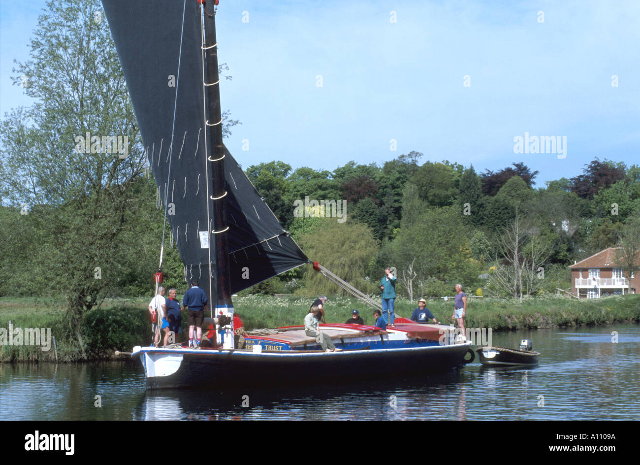 Wherry with sail hi-res stock photography and images - Alamy