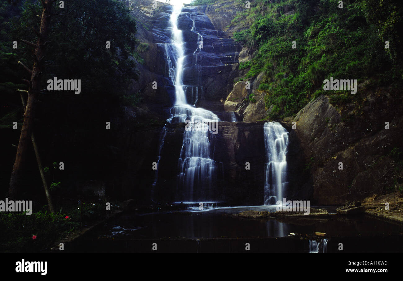 Silver Cascade a k a Nilgiris Waterfall in Kodaikanal Hill Station ...
