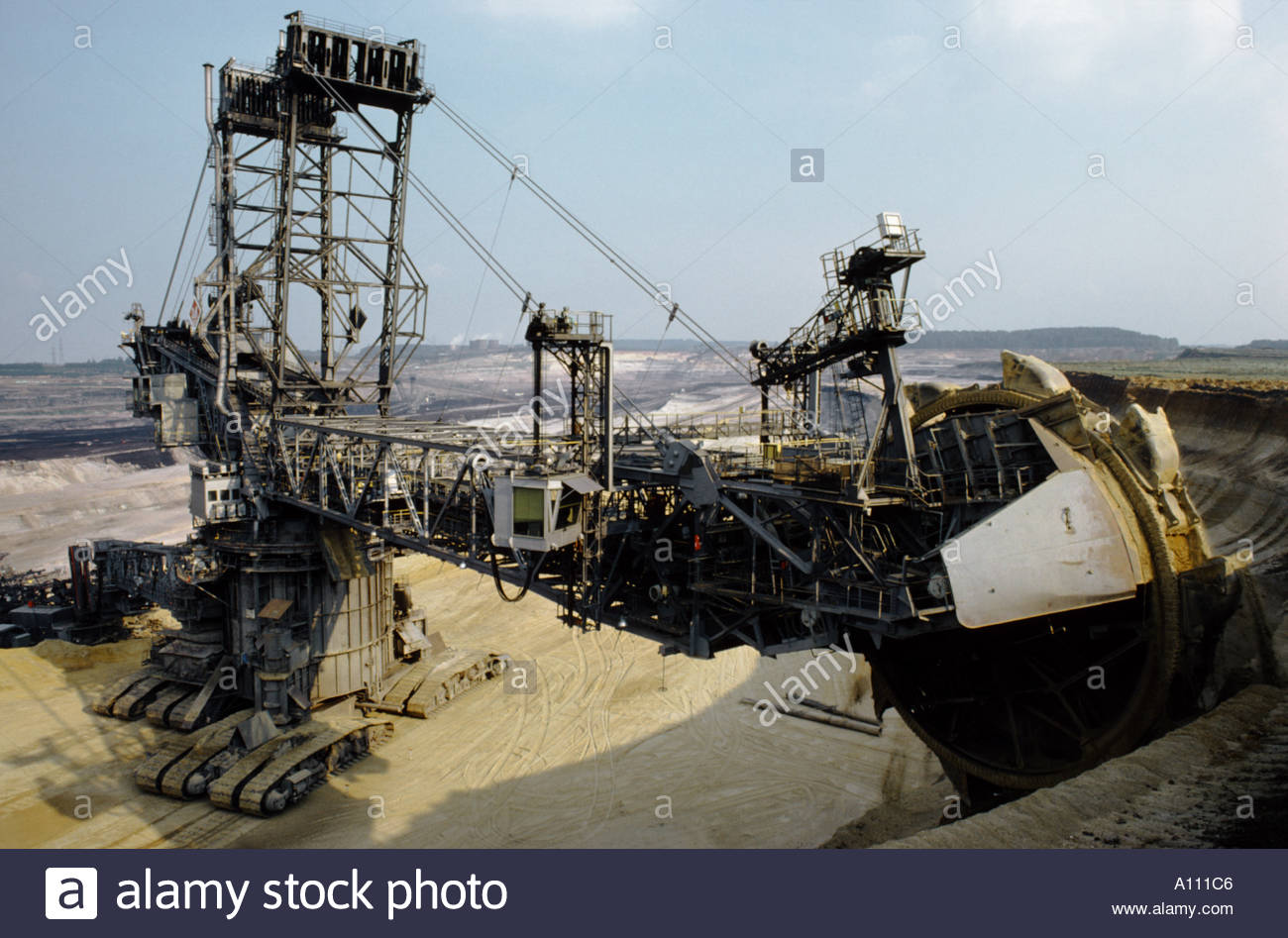 rotary shovel digger lignite strip mining engineering energy Stock ...