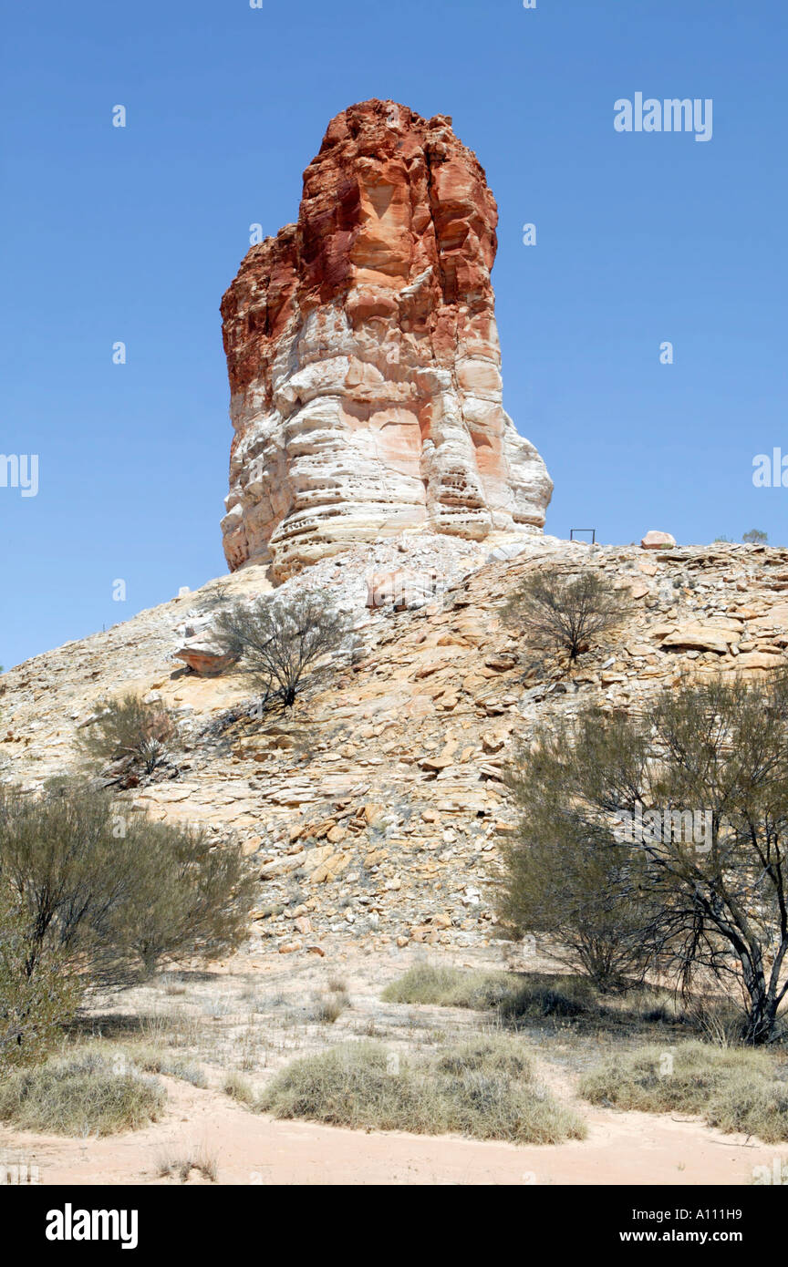Chambers Pillar, Simpson Desert, Northern Territory, Australia Stock ...
