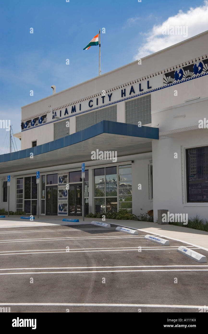 Miami City hall in Coconut grove Miami, Florida, USA Stock Photo - Alamy