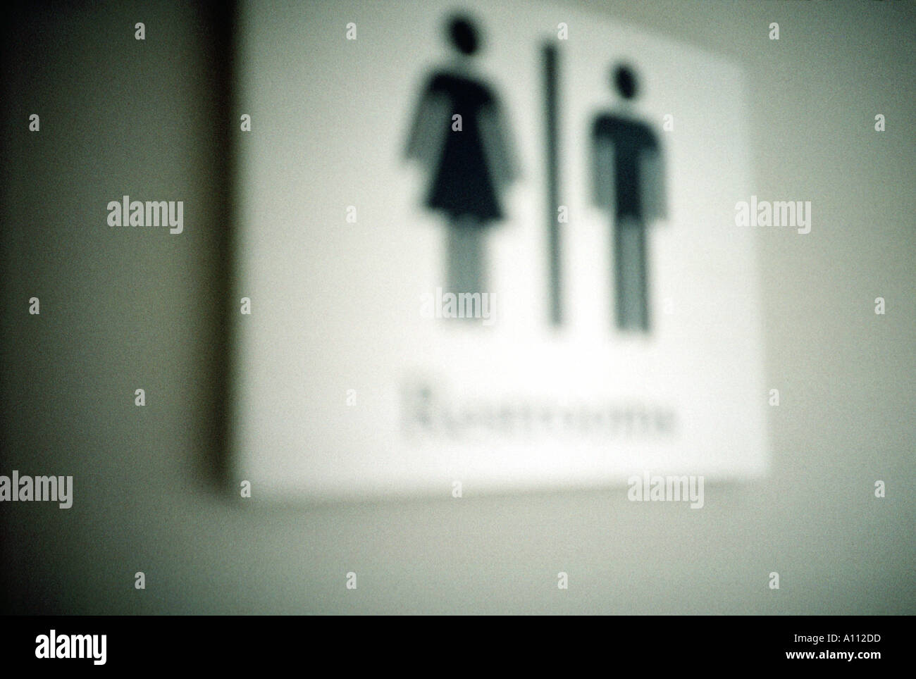 restroom sign WC Stock Photo - Alamy