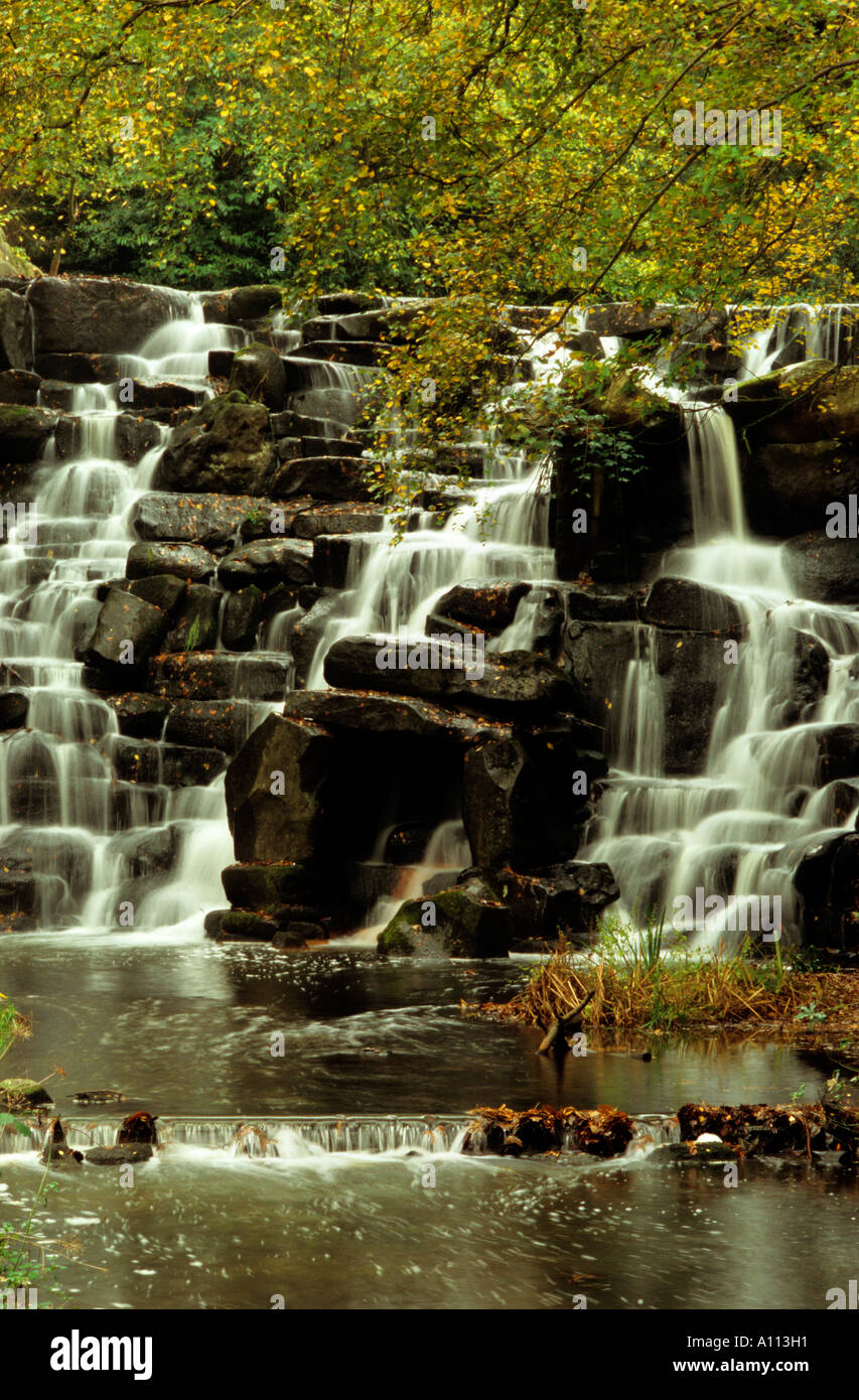 Virginia water cascade surrey hi-res stock photography and images - Alamy
