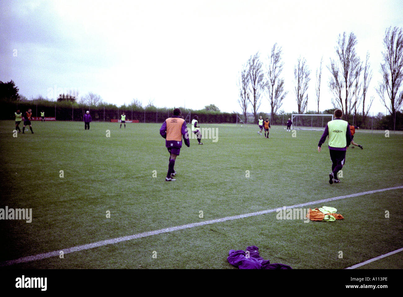 Chelsea reserves in training 2004 Stock Photo - Alamy