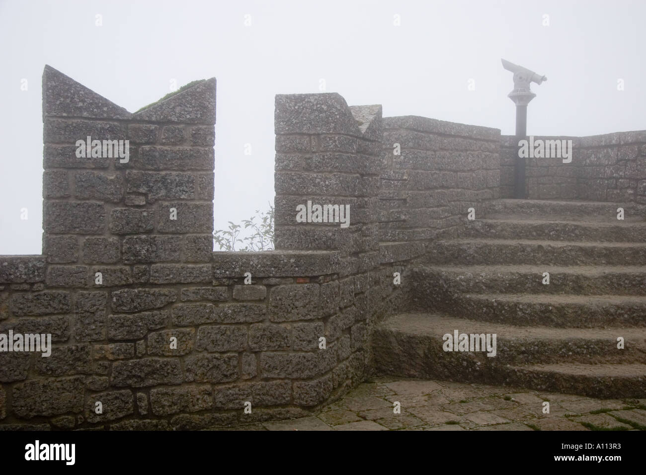 close up san marino castle Stock Photo - Alamy
