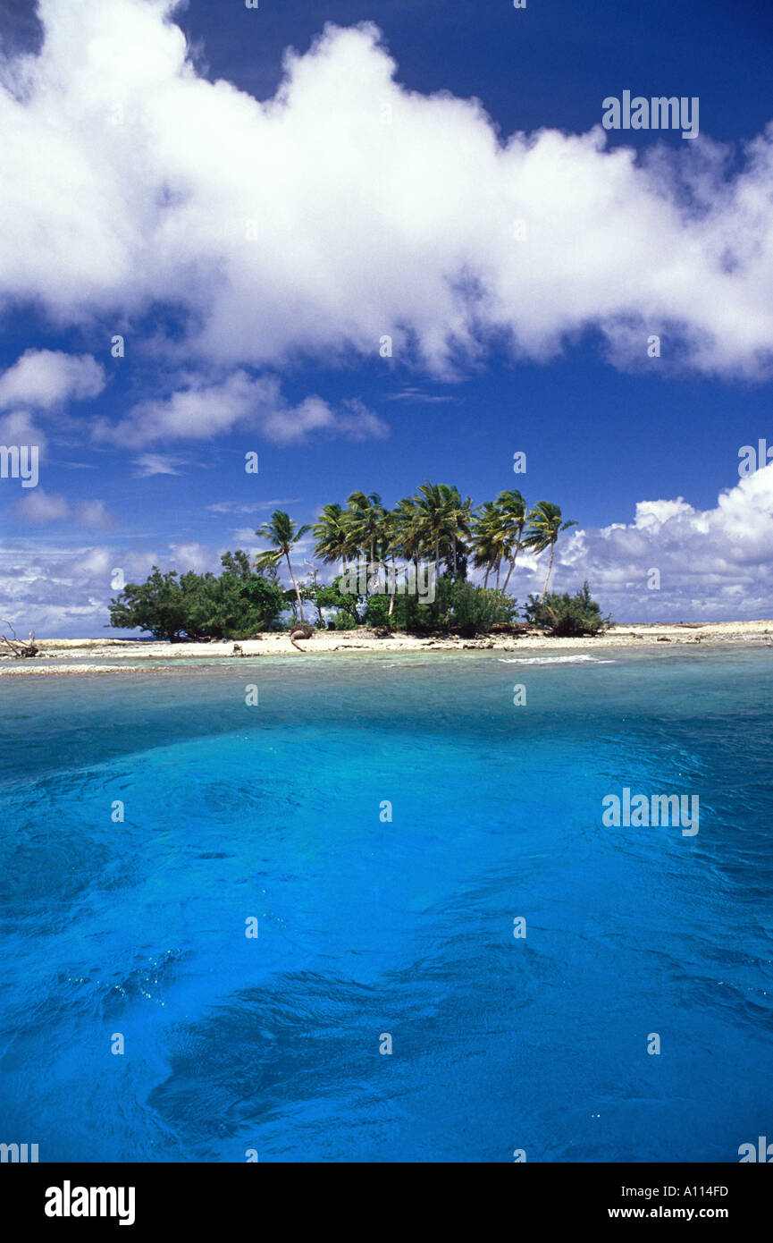 A SMALL OUT ISLAND IN MICRONESIA WITH CLEAR BLUE WATER A WHITE SAND ...