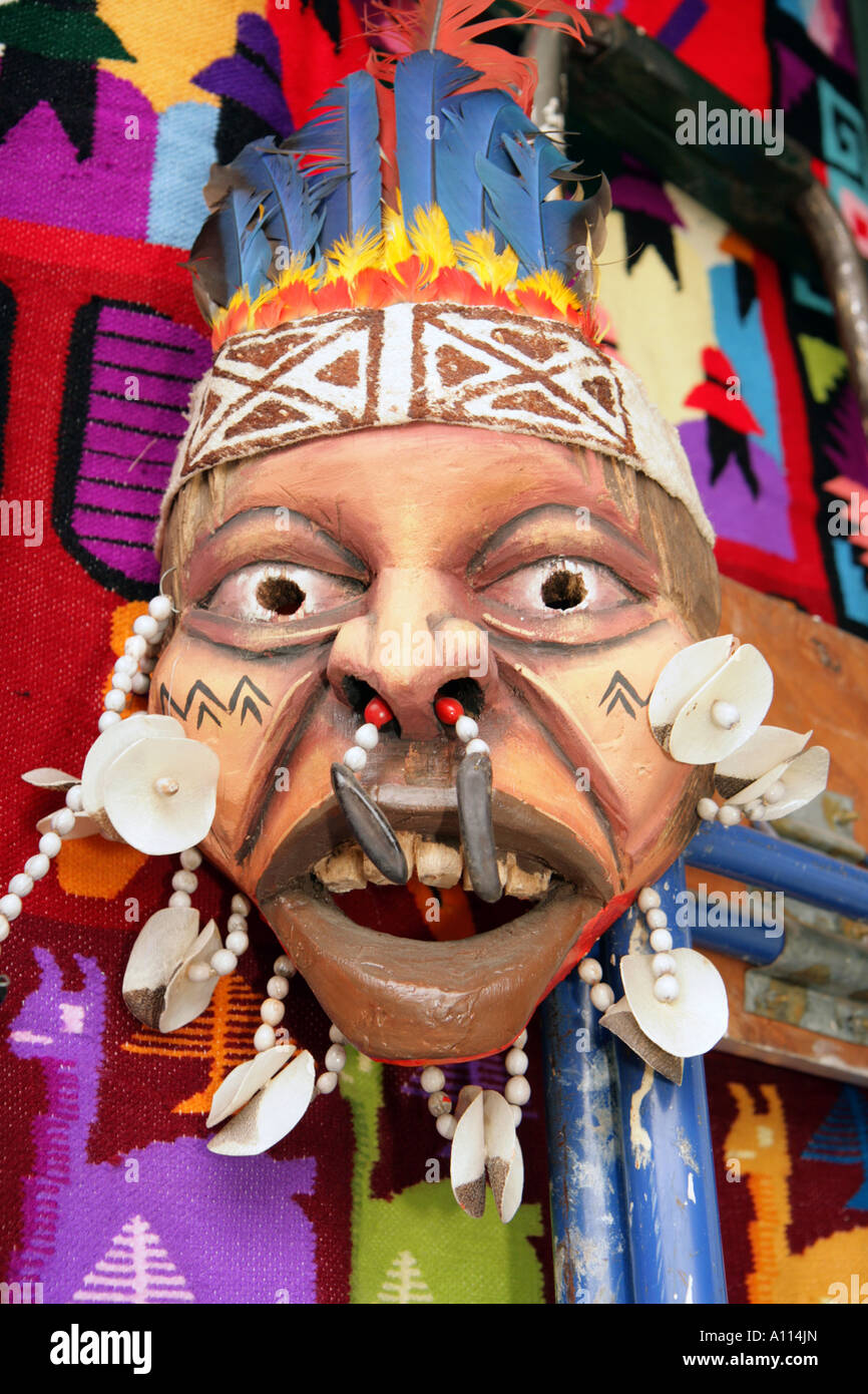 Peru mask souvenir hi-res stock photography and images - Alamy