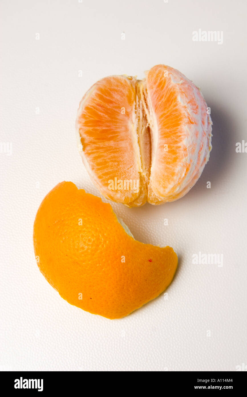 peel, orange, tangerine, pores, close up, white background, fruit ...