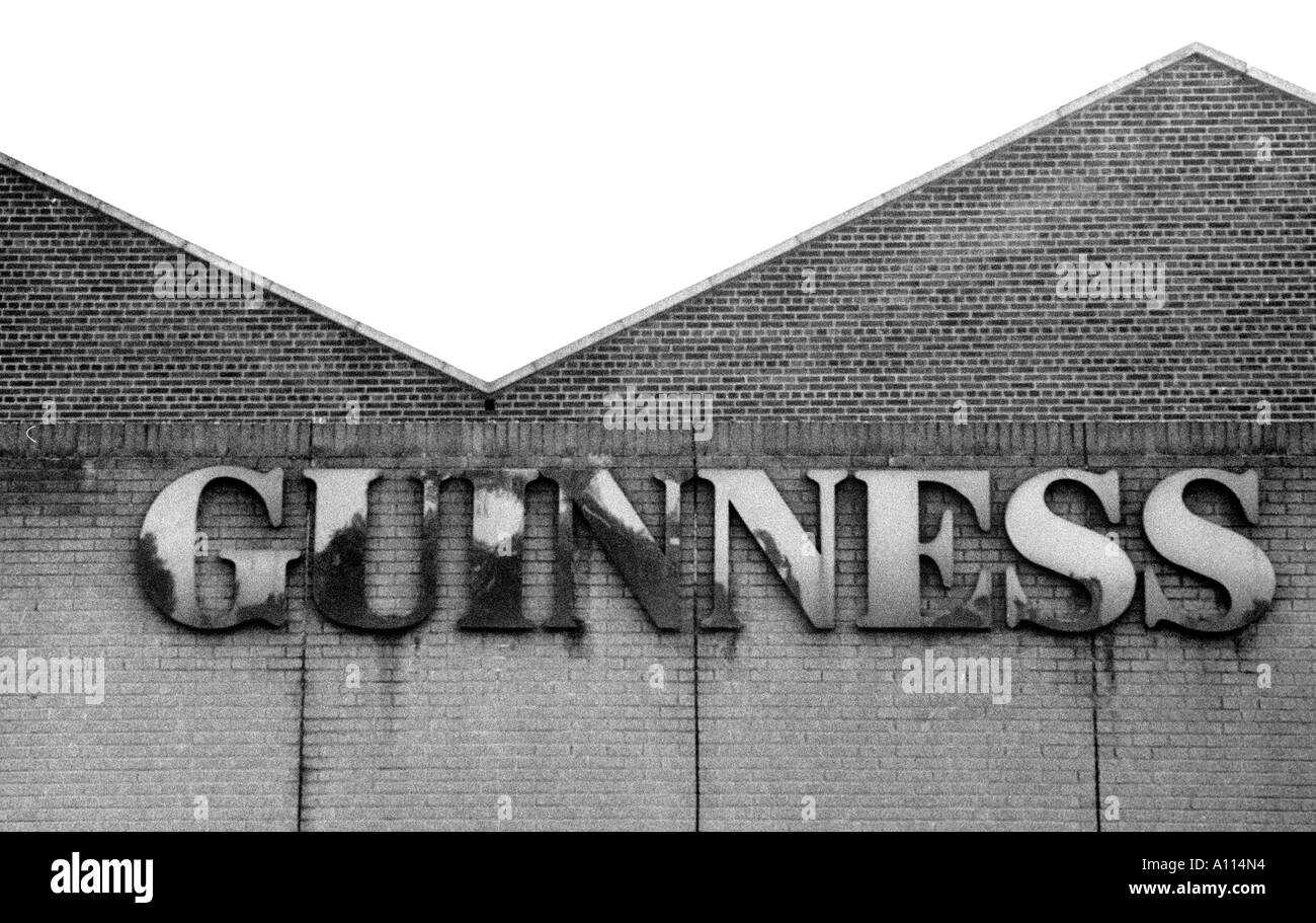 Guinness Brewery Sign Stock Photo - Alamy