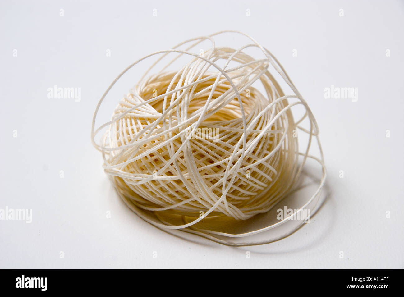 wire, string, coiled, tangle, white, wire, work, close up, white ...