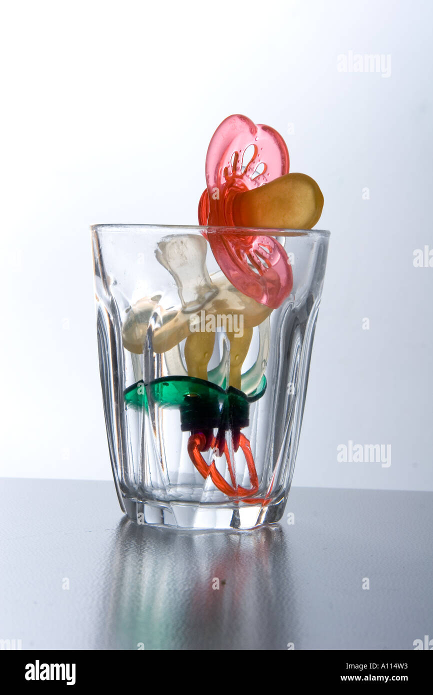 glass, glass, transparent, square, pacifier, two, colored, children ...