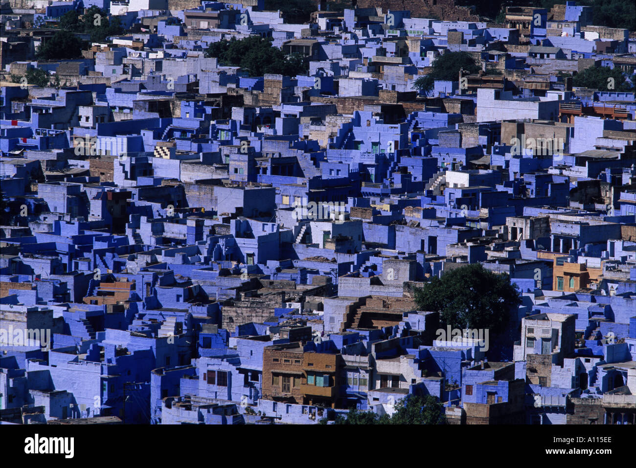 Colourful jodhpur houses hi-res stock photography and images - Alamy