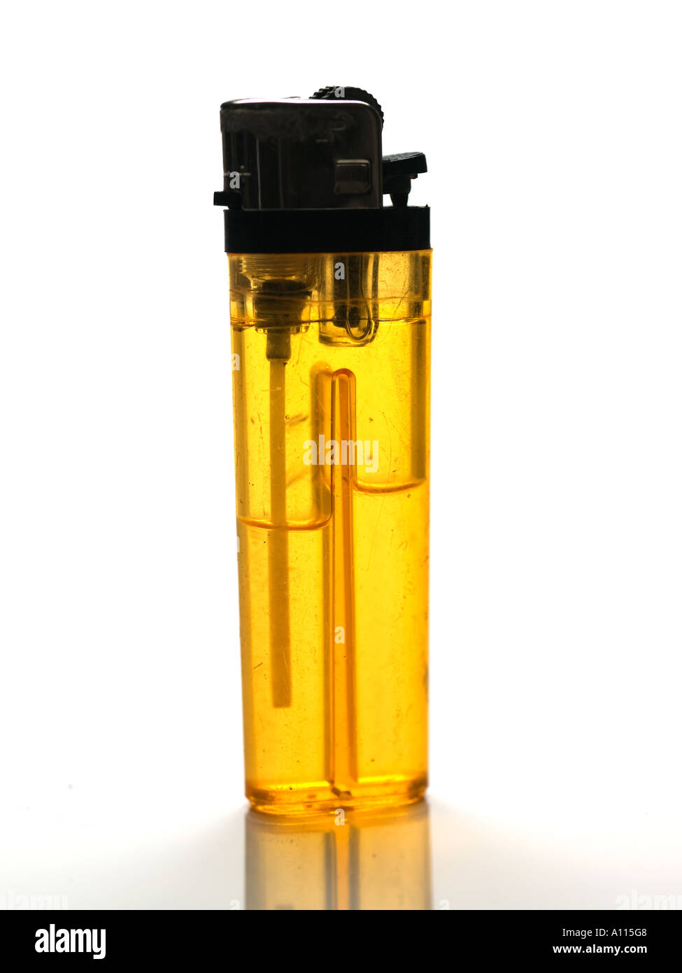 lighter, yellow, transparent, gas, light, liquid, flame, close up, shut ...