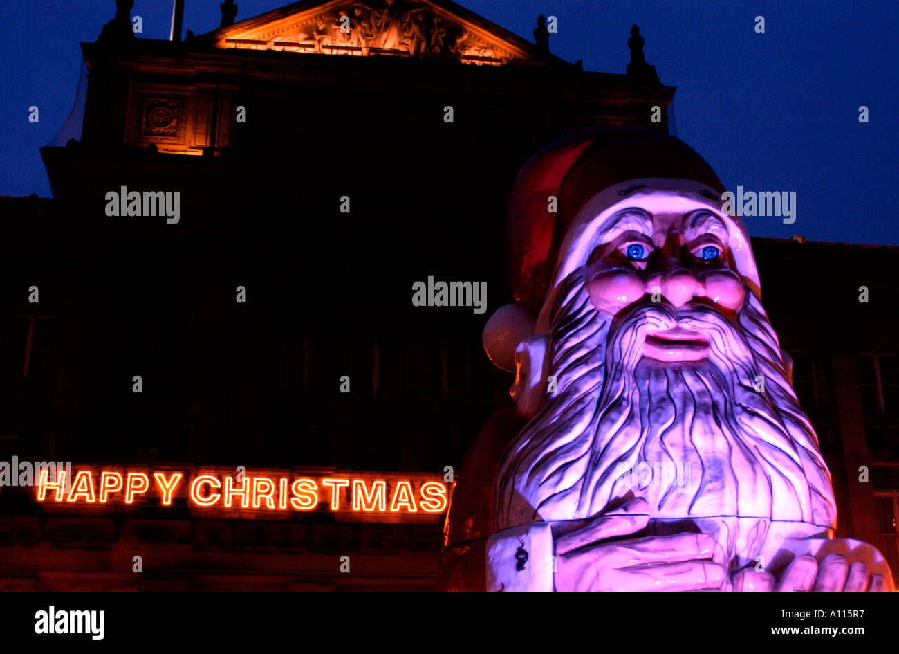 Father christmas sign hi-res stock photography and images - Alamy