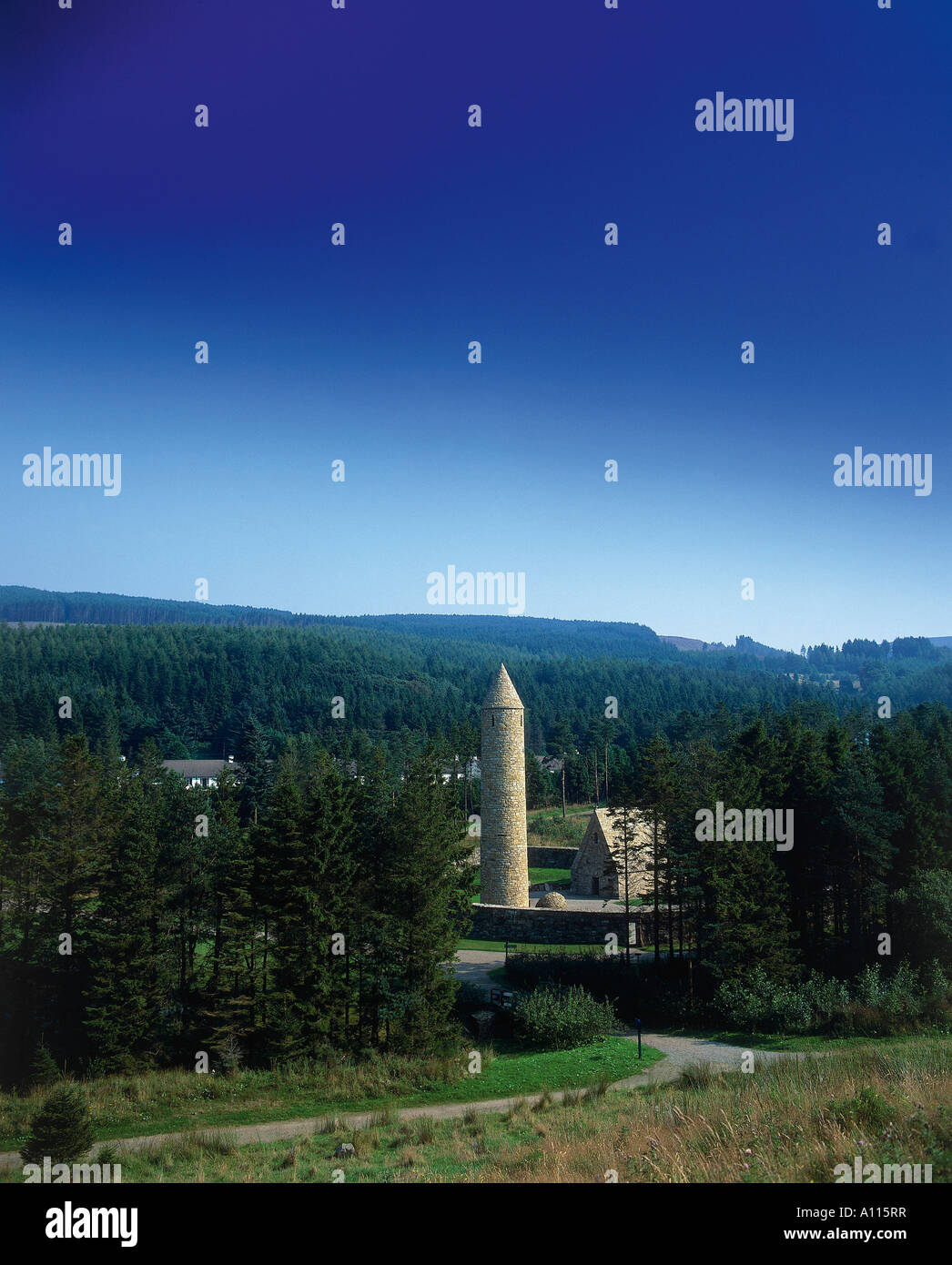 A section of the Ulster History Park developed to illustrate the ...