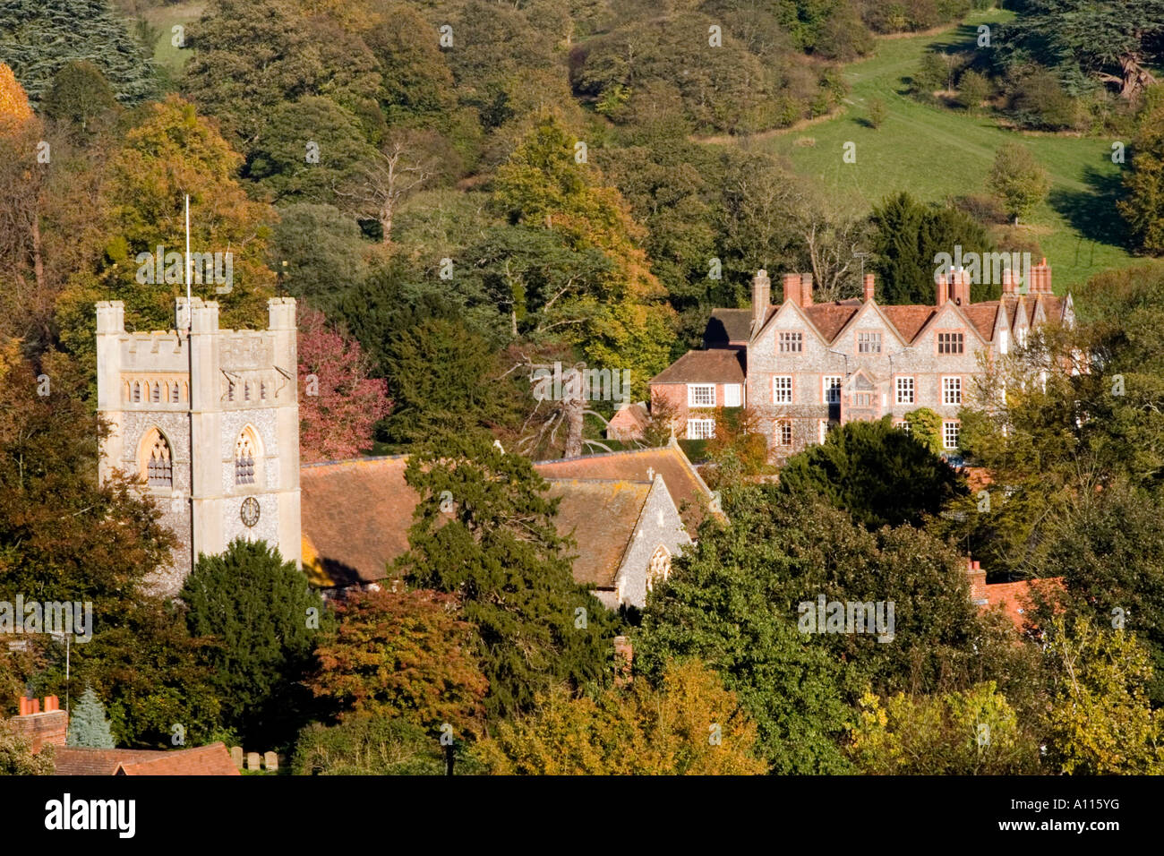 Hambleden manor house hi-res stock photography and images - Alamy