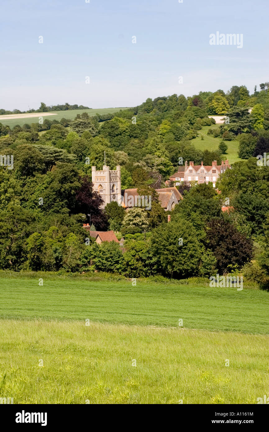 Hambleden Village Thames Valley Bucks Stock Photo - Alamy