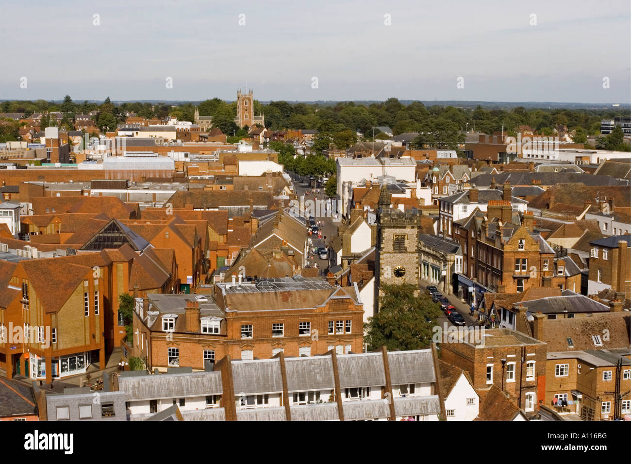 St albans town centre hi-res stock photography and images - Alamy