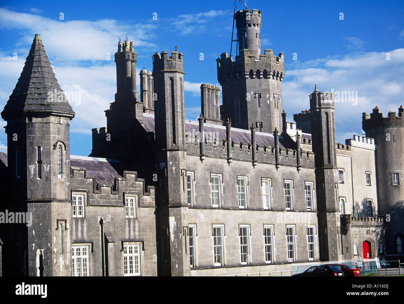 The 17th and 19th century Tullynally castle Castlepollard Stock Photo ...