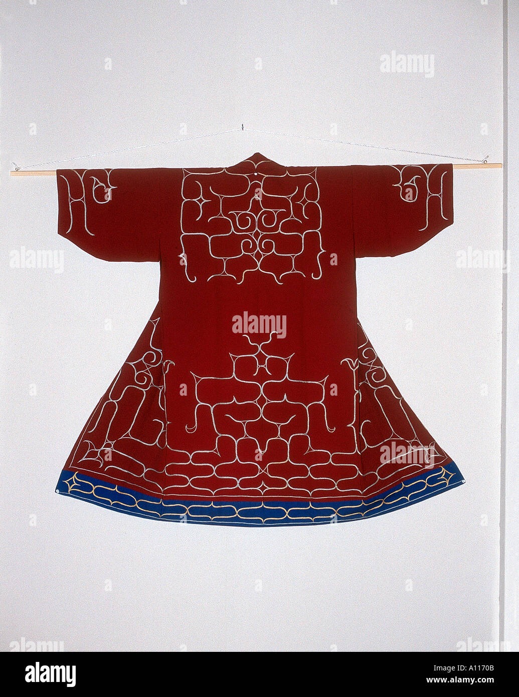 Ainu traditional cloth in the Ainu museum in Kawayu village Ainu Akan ...