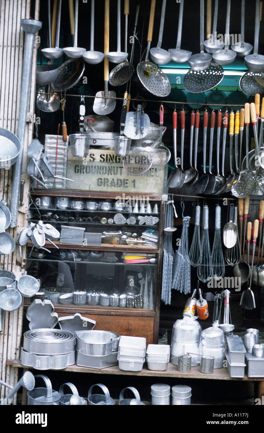 A display of Tin and Aluminium items on sale in Hanoi s Old Quarter ...