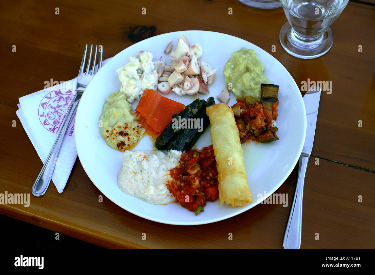 selection of Mezze Turkey 2001 Stock Photo - Alamy