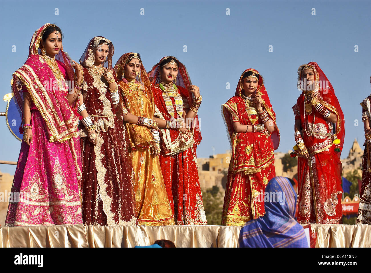 Miss Moomal Competition, Desert Festival, Jaisalmer, Rajasthan, India ...