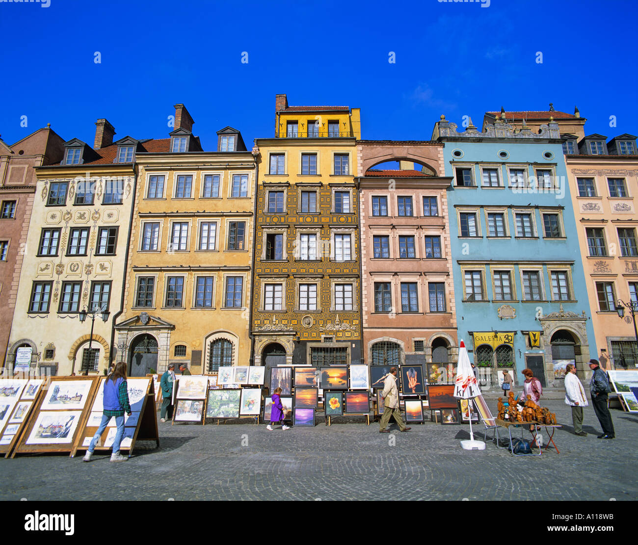 Old square warsaw poland hi-res stock photography and images - Alamy