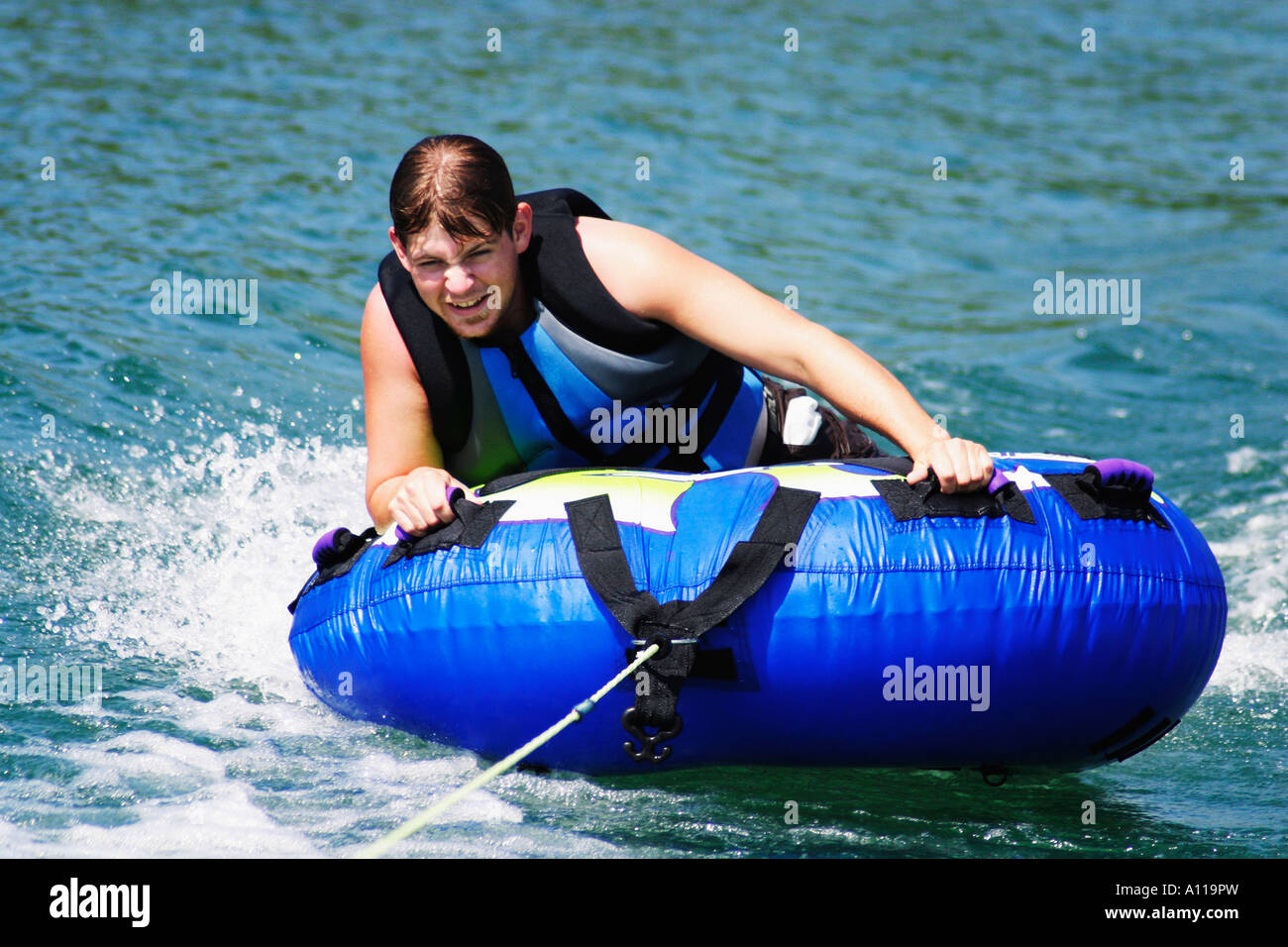 Man tubing hi-res stock photography and images - Alamy