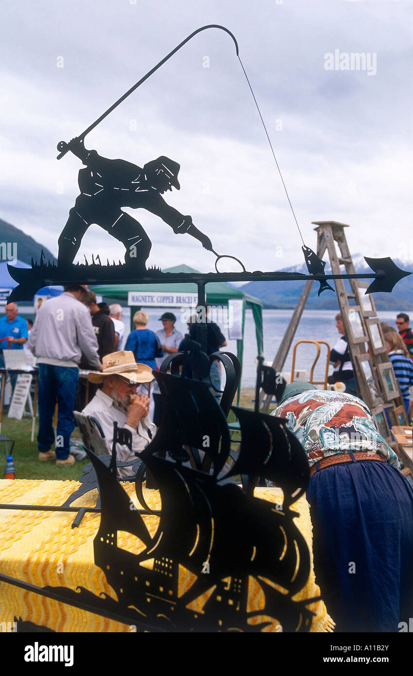 Craft Fair Wanaka Central Otago Stock Photo - Alamy