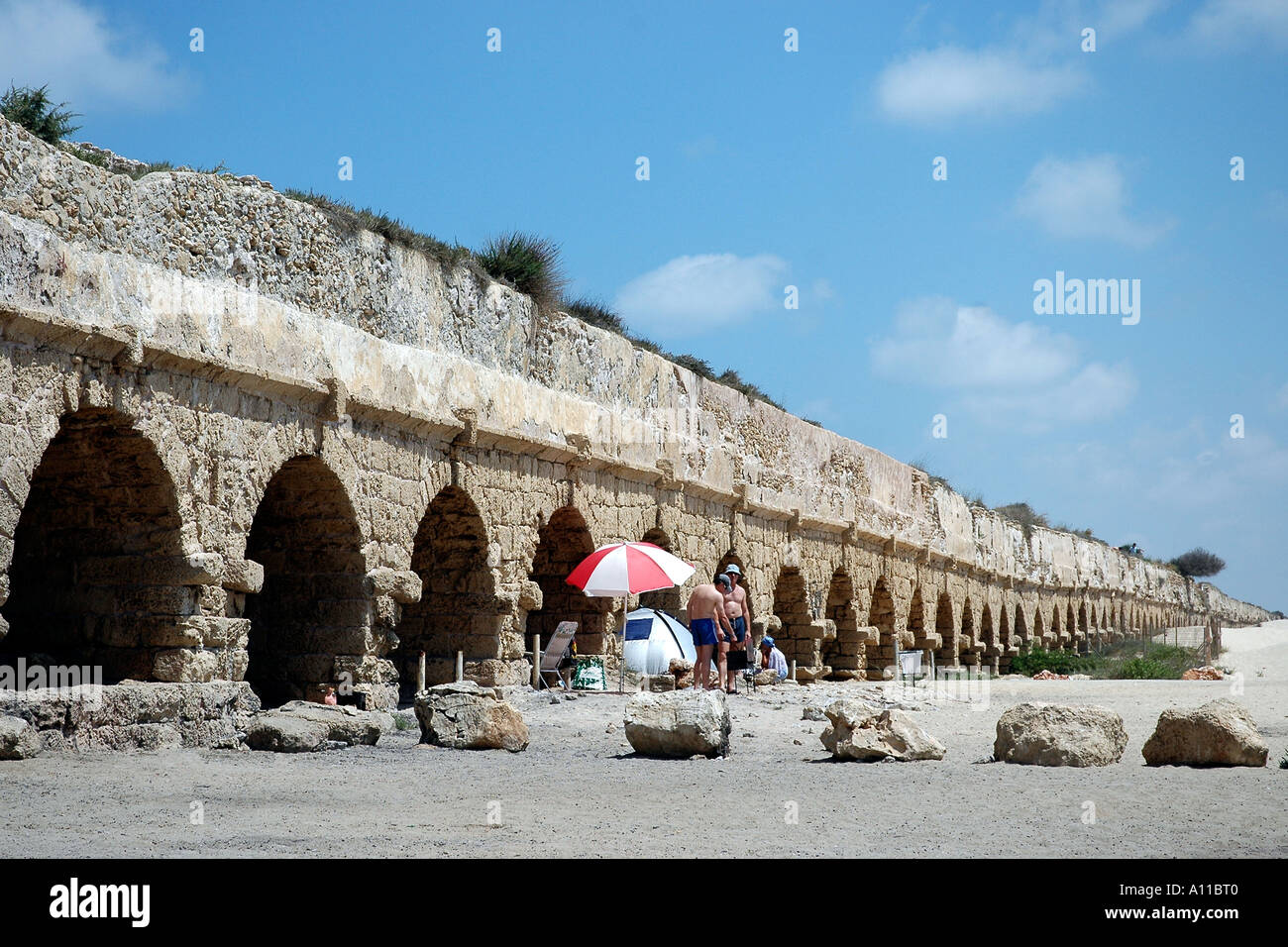 Caesarea on Israel's coast has impressive architectural works ...