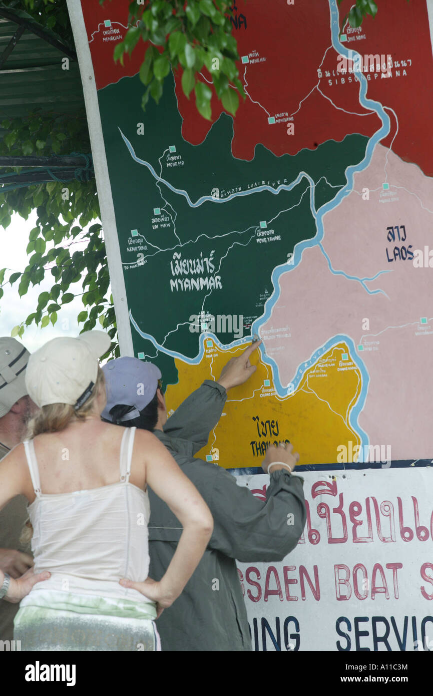 Map mekong river hi-res stock photography and images - Alamy