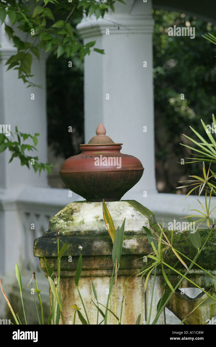 Ceramic pot at the Architecture Museum building in Chiang Mai Stock ...