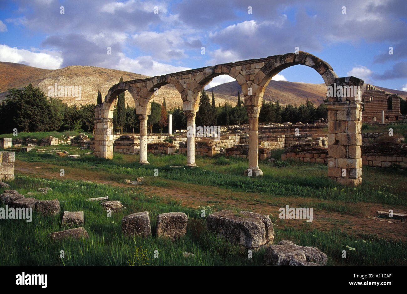 Aanjar Bekkaa Valley Lebanon Stock Photo - Alamy