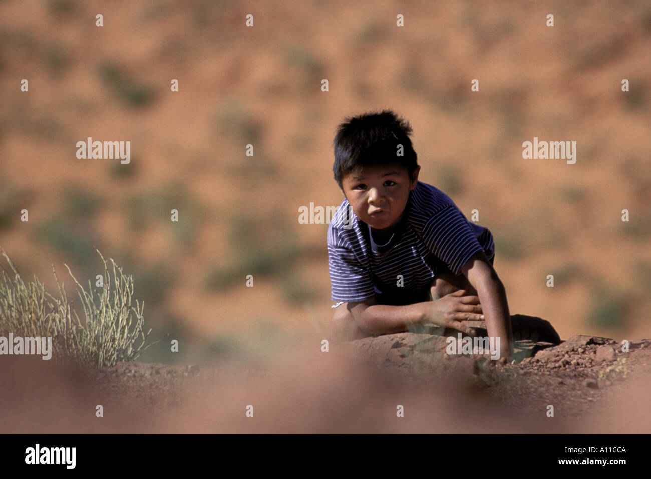 Navajo american indian child hi-res stock photography and images - Alamy
